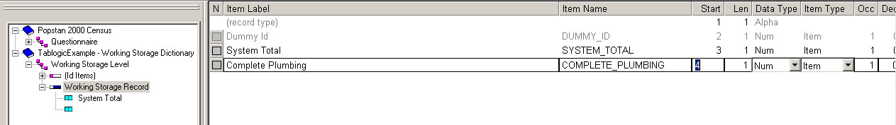 Table Logic (tablogic) - CSPro User's Guide